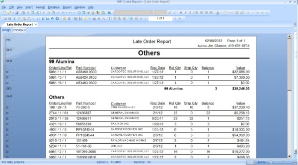 CASE STUDY: Epicor® Crystal Reports Development | PracticalTek